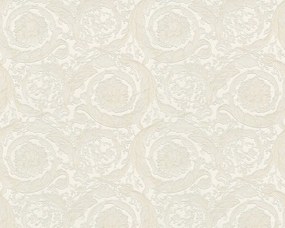 Luxusní vliesová tapeta 93583-2 barokní krémová / Tapety na zeď 935832 Versace 3 (0,70 x 10,05 m) A.S.Création