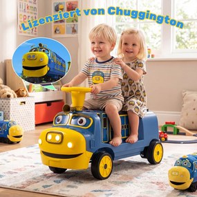 Costway Dětské elektrické autíčko 12 V dětské elektrické auto s 2 sedadly a 2