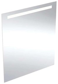 Geberit Option - Zrcadlo s LED osvětlením, 80x90 cm, hliník 502.813.00.1