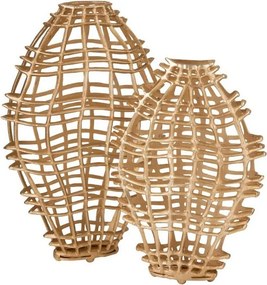 Zlatá váza Koral Gold S - 40*13*64 cm
