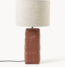 Velká stolní lampa's betonovou podstavou Kiri
