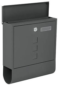 Poštovní schránka RICHTER BK210 (antracit, černá, hnědá), černá, RICHTER Černá matná