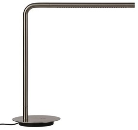 Kovová LED stmívatelná stolní lampa ve stříbrné barvě (výška 46 cm) Omni Table – UMAGE
