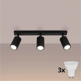 Brilagi - LED Bodové svítidlo CRESTO 3xGU10/10W/230V černá