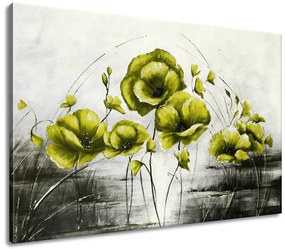 Gario Ručně malovaný obraz Žluté Vlčí máky Rozměry: 70 x 100 cm