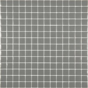 Hisbalit Skleněná mozaika šedá Mozaika 106A LESK 2,5x2,5 2,5x2,5 (33,3x33,3) cm - 25106ALH