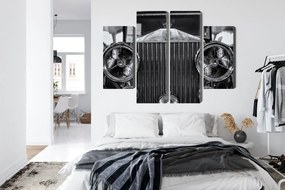 Vícedílný obraz Rolls Royce Zblízka Nedostatek Nedostatek Plátno Canvas 120x90