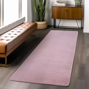 Světle růžový pratelný běhoun 80x250 cm Joy 1400 – Ayyildiz Carpets