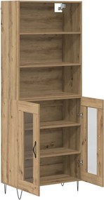 Vysoký bufet 2 ks Artisanový dub 69,5 x 34 x 180 cm 3403172