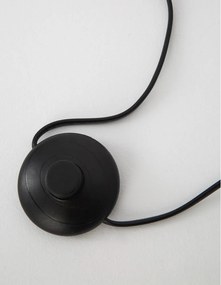 Černá kovová stojací lampa (výška 176 cm) Yama – Nova Luce