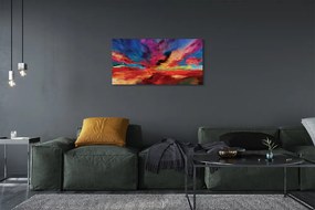 Obrazy na plátně barevné fraktály 120x60 cm