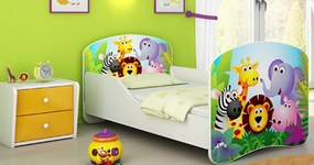 Dětská postel - ZOO - 180x80 cm