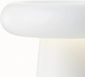 Brilliant G40895/75  Venkovní AKU stolní lampa MUFFIN matná bílá USB-C