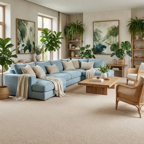 ITC, Metrážový koberec Liliana 7615, na míru, šíře 4m, hnědá, fusion back, dětský pokoj