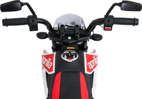 Ramiz Dětská motorka Aprilia RX bílá