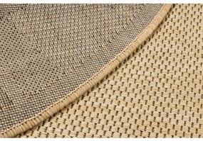 Dywany Luszczow Kusový koberec kulatý SISAL FLOORLUX 20195 mais, káva Rozměr koberce: 160 cm KRUH