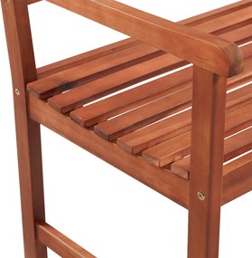 Zahradní lavice s poduškou 120 cm masivní akáciové dřevo 3063790
