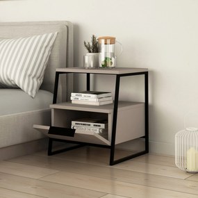 KALUNE DESIGN Noční stolek PAL světle hnědý 855DTE3515