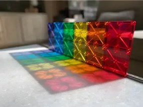 MAGNA-TILES® Magnetická stavebnice Clear Colours / 100 dílků