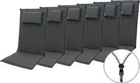 Doppler ELEGANT 2430 - set 6 ks polstrů na křeslo s vysokým opěradlem