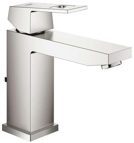 Grohe Eurocube - Umyvadlová baterie s výpustí, supersteel 23445DC0