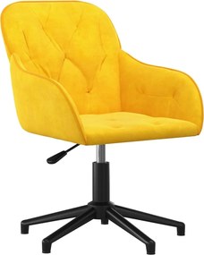 vidaXL Otočná kancelářská židle samet [344863] Barva: Hnědá