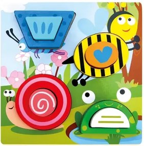 Bino 3D puzzle Rybníček / 9 dílků / od 3 let