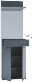Casarredo ARMADI II předsíňová stěna sonoma