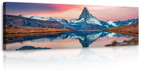 Postershop Obraz na plátně: Matterhorn - 145x45 cm