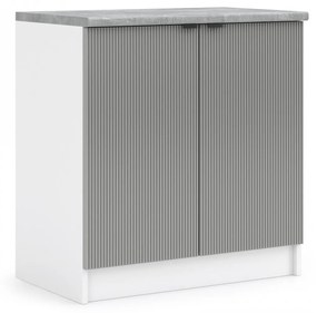 Kuchyňská skříňka spodní 80 cm - LAM D80 2D - Dvířka NELA