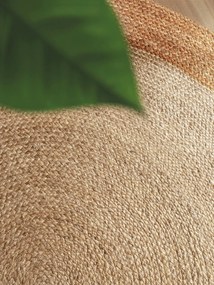 Hanse Home, AKCE: 100x100 (průměr) kruh Kusový koberec Looma 106225 Natur Ivory/Gold kruh, béžová, chodba / předsíň