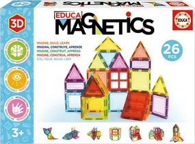 EDUCA Magnetická stavebnice Magnetics / 26 dílků