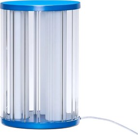 Modrá skleněná LED stmívatelná stolní lampa (výška 30 cm) Aru – Hübsch