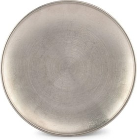 Dezertní kovový talíř ve stříbrné barvě ø 17 cm Serve – BonBistro