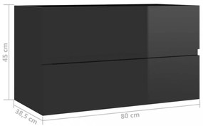 Skříňka pod umyvadlo 80 cm Dekorhome Dub sonoma