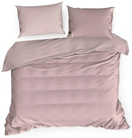 Saténové povlečení 160x200 Nova powder pink monochrome Eurofirany