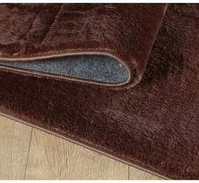 Ayyildiz koberce Kusový koberec Catwalk 2600 Brown kruh - 160x160 (průměr) kruh cm