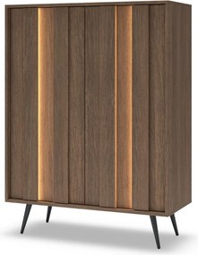 Moderní komoda do obývacího pokoje s LED osvětlením Amaro B