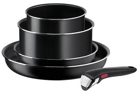 Tefal - Sada nádobí 5 ks INGENIO EASY COOK & CLEAN BLACK
