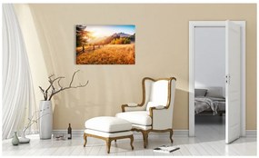 Malvis ® Obraz na stěnu Podzimní krajina Velikost: 90x60 cm