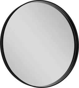 Sapho NOTION kulaté zrcadlo v rámu ø 80cm, černá mat - NT800