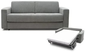 Pohovka na každodenní spaní CAMA 140 COMFORT, šedá (Matrix 17 Dark grey)