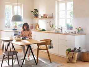 Hansgrohe Zesis M33, páková kuchyňská baterie 150, vytahovací sprška, 2jet, sBox, vzhled nerezu, HAN-74821800