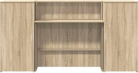 Recepční stůl dub sonoma 200x50x103,5 cm kompozitní dřevo 3324216