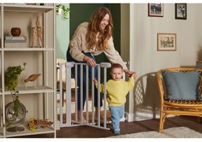 KINDERKRAFT - Bezpečnostní zábrana LOCK&GO 75-103 cm bílá