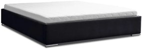 Černá čalouněná postel Taras - 180 x 200 cm