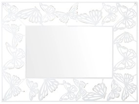 Bílé nástěnné zrcadlo Mauro Ferretti Arav 85x1x115 cm