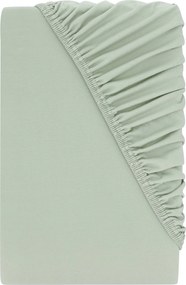 Livarno® Žerzejové napínací prostěradlo, 90–100 x 200 cm (zelená)