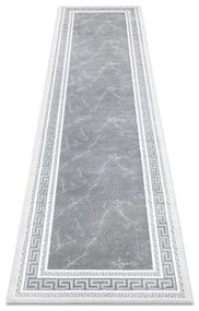 Dywany Luszczow Kusový koberec, Běhoun GLOSS moderni 2813 27 rám, šedá Rozměr koberce: 60 x 300 cm