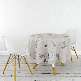 Ubrus PVC kulatý M-129A - Levandule (různé velikosti)